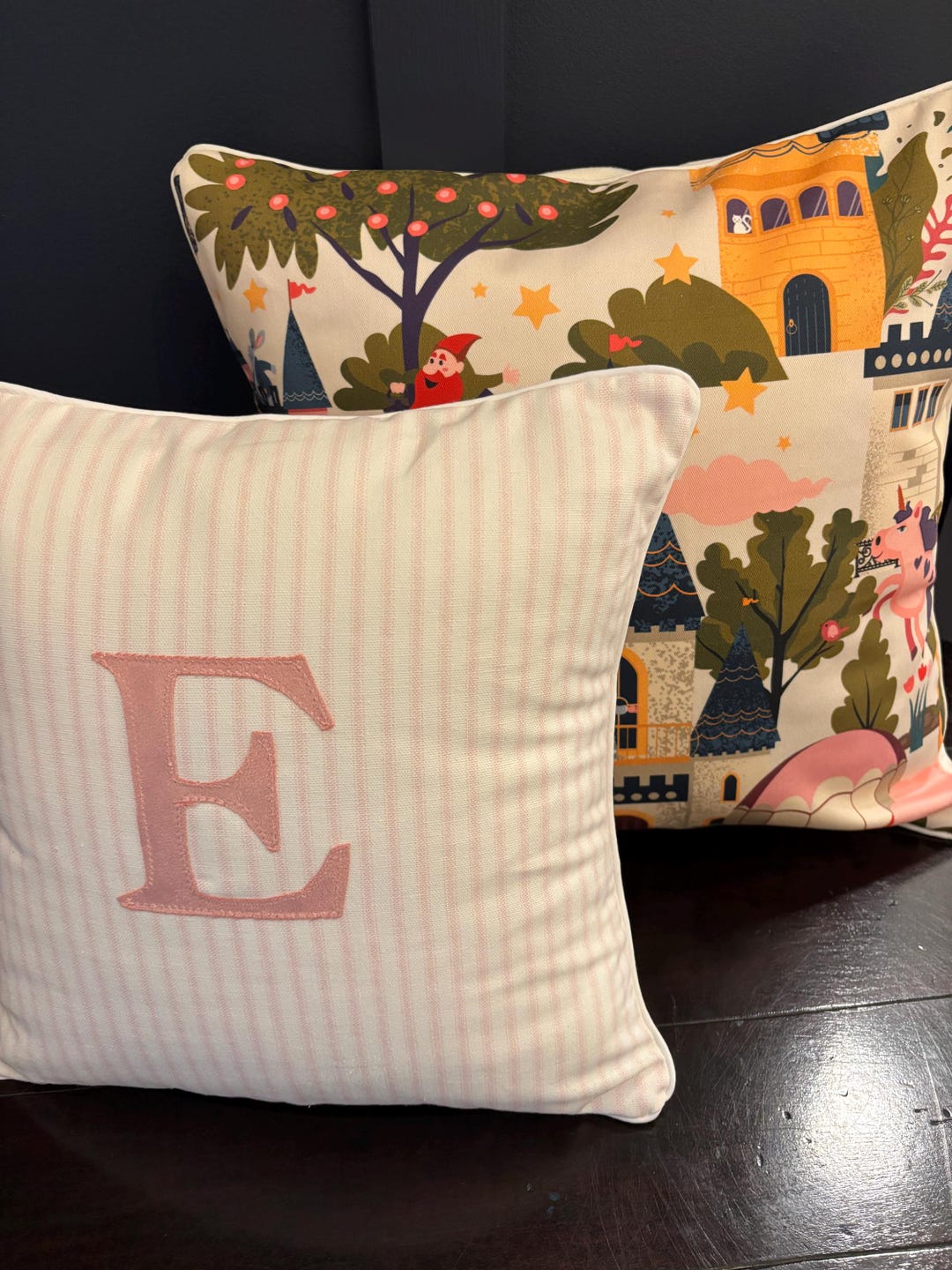 Monogram/ Castle/ Princess Pillows - Etsy
