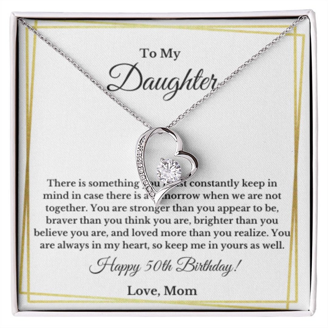 Stay True Daughter Necklace Gift From Mom Or Dad Christmas,