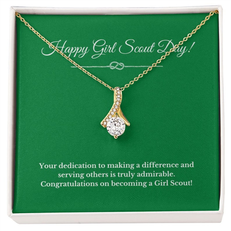 Ribbon Girl Scout Gift Girl Scout Necklace Girl Scout Gifts - Etsy