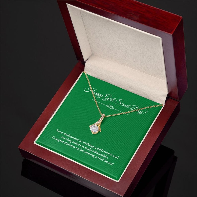Ribbon Girl Scout Gift, Girl Scout Necklace, Girl Scout Gifts, Girl ...