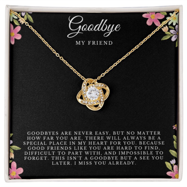 Best Friend Going Away Necklace, Gift for Friend, Moving Away Gift ...