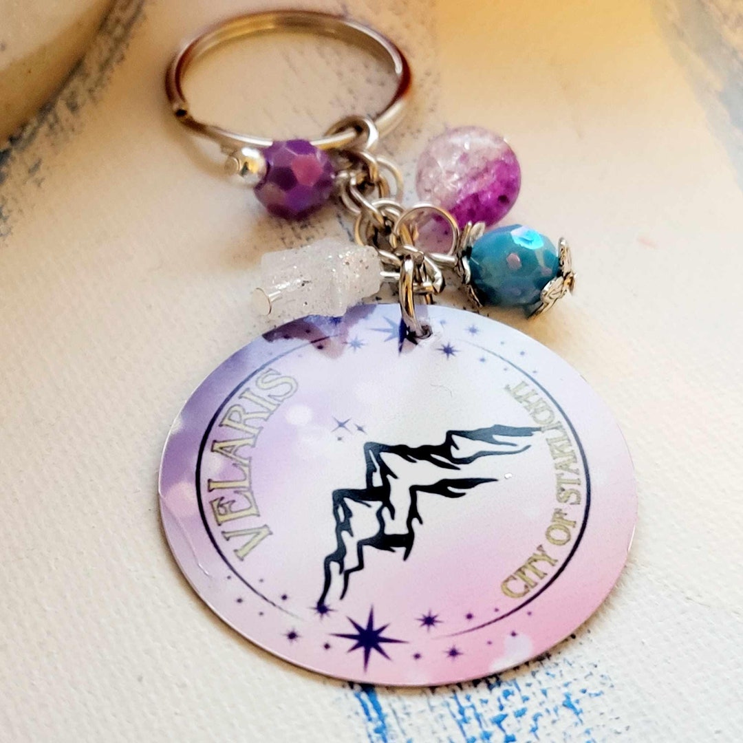 Velaris ACOTAR Inspired Keychain | Fantasy Fan | ACOTAR | Booktok ...