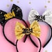 New Years Eve Headband, 2024 New Years Headband, 2024 Bow Headband ...