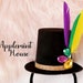 Mardi Gras Party Top Hat Headband Mardi Gras Favor Hat - Etsy