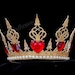 Queen of Hearts Crown Queen of Hearts Costume Crown Queen of - Etsy