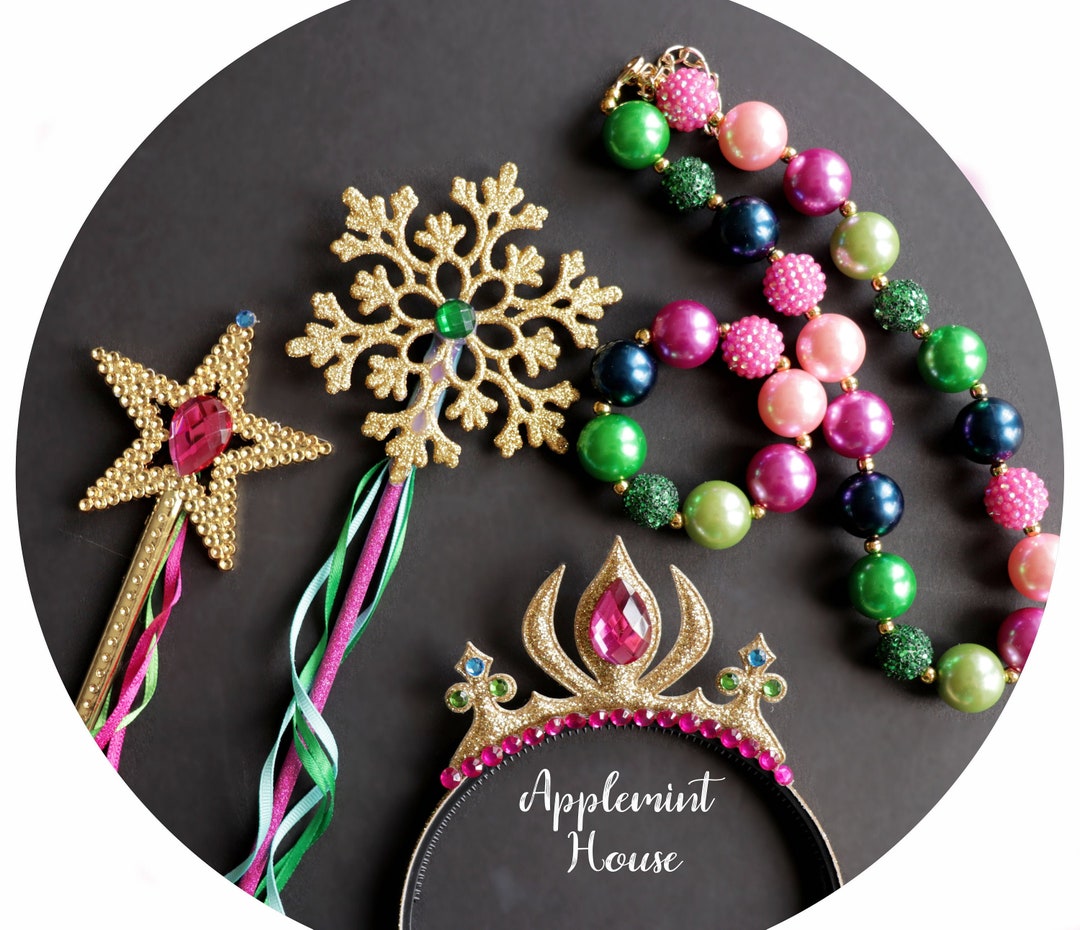 Anna Crown, Anna Wand, Frozen Princess Headband, Birthday Crown ...