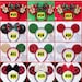 Christmas Gingerbread Mickey Ears, Christmas Minnie Ears, Mouse Ears ...