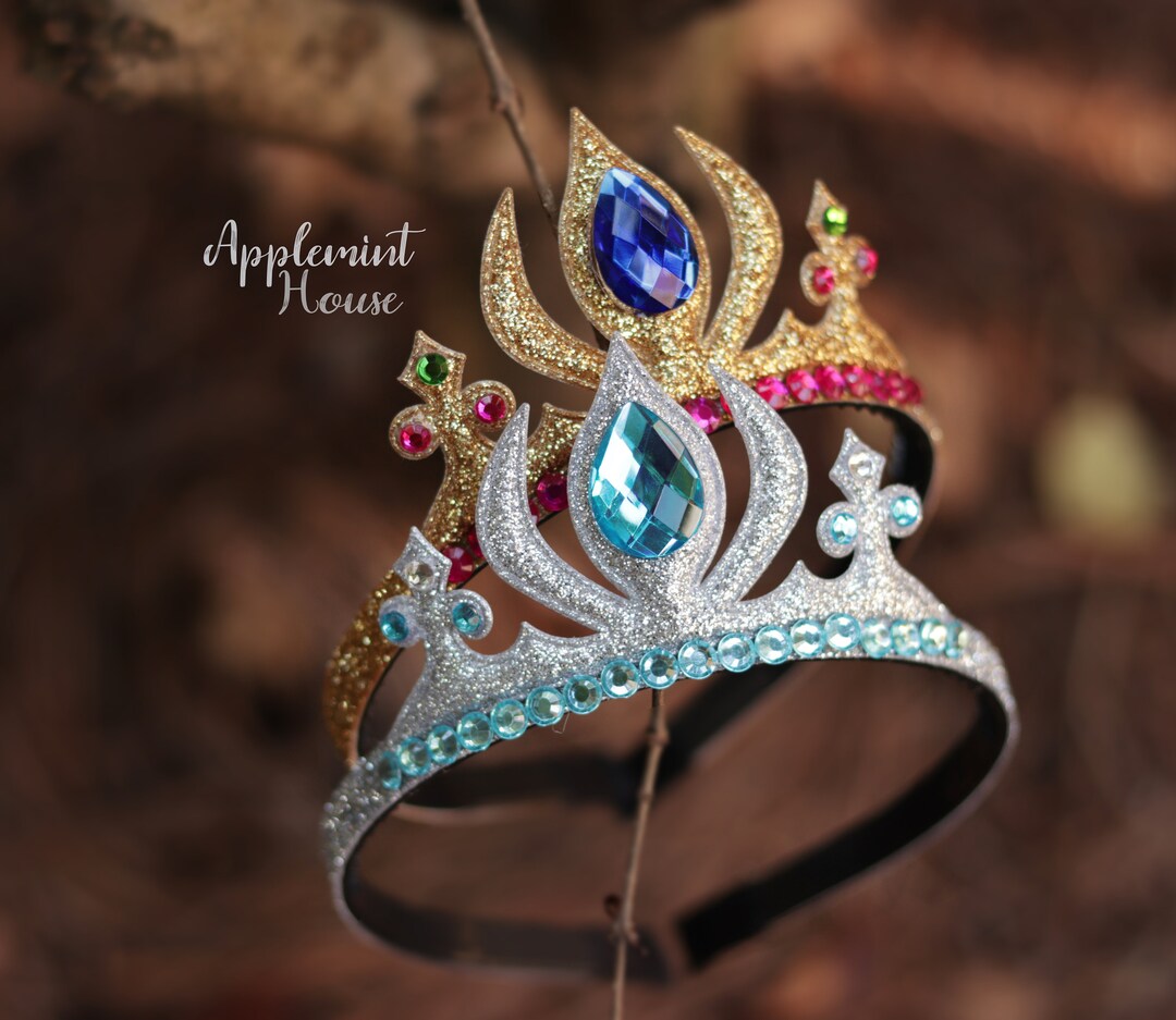 Ice Queen Crown, Princess Birthday Crown, Halloween Costume Headpiece ...