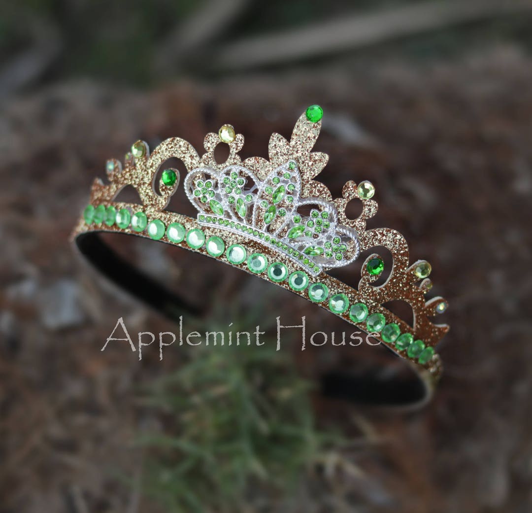 Tiana Crown, Princess Crown, Birthday Princess Crown, Frog Princess ...