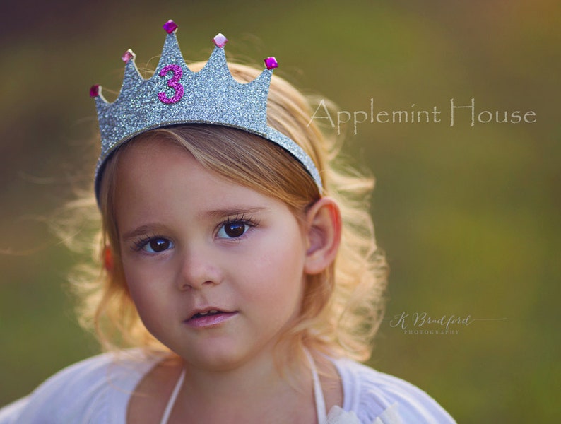 Birthday Custom Crown Personalized Birthday Crown Headband - Etsy