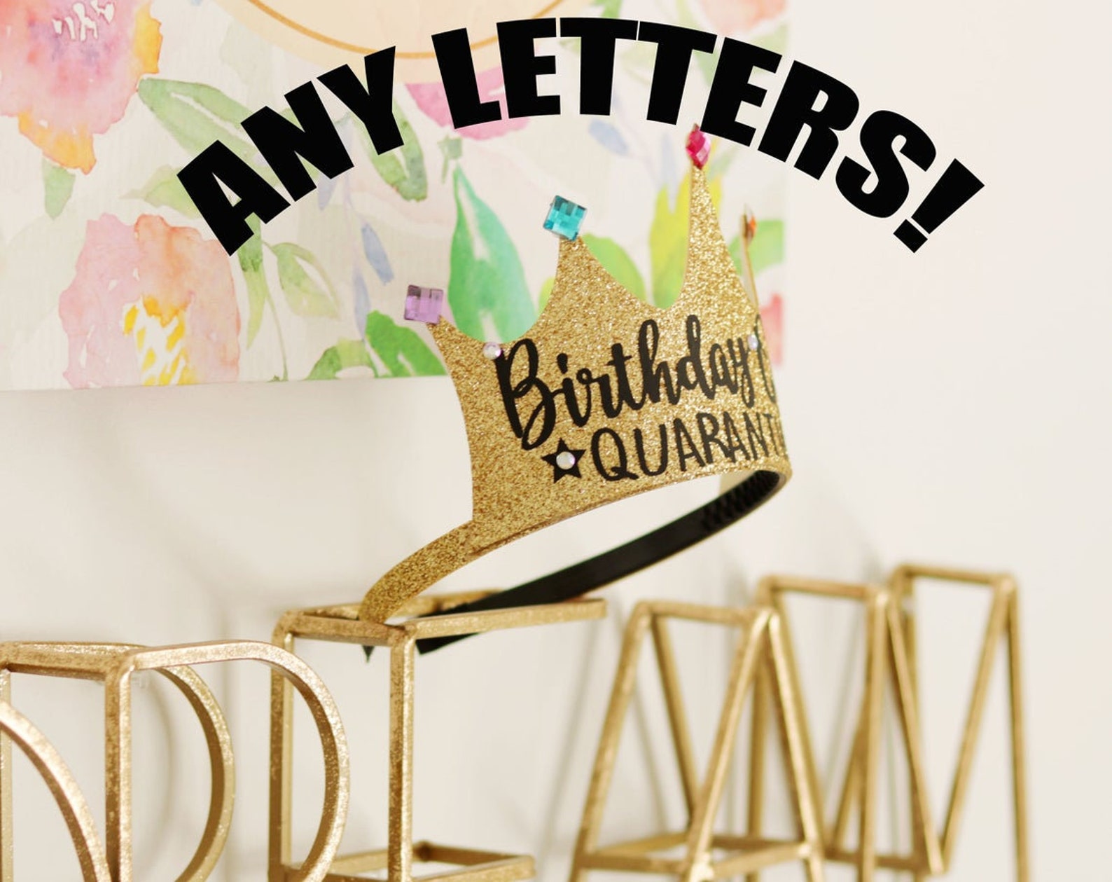 Birthday Crown Personalized Crown Women Birthday Crown | Etsy