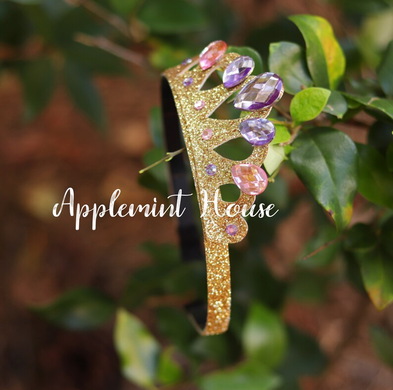 Rapunzel Crown Princess Rapunzel Tiara Tangled Crown - Etsy