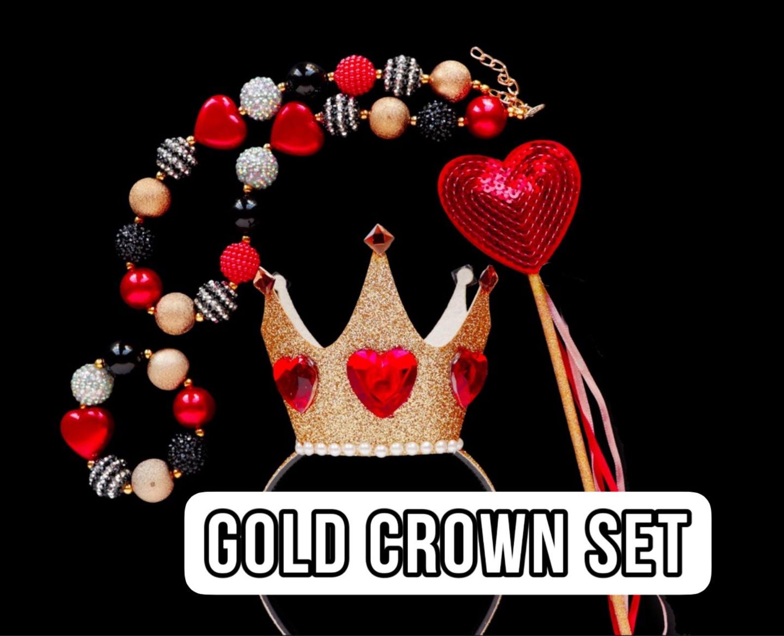 Queen of Hearts Crown, Queen of Hearts Costume Crown, Birthday Crown ...