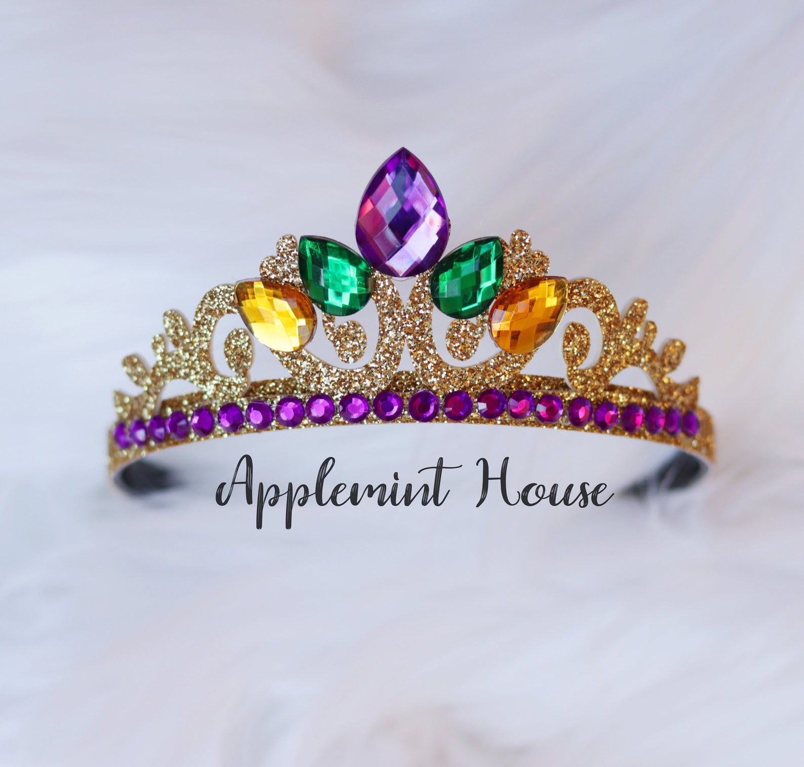 Mardi Gras Crown Mardi Gras Party Favor Tiara Crown Headband - Etsy