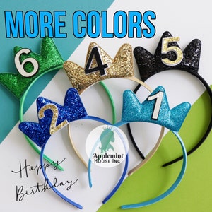 Birthday Crown, Crown Headband, Birthday Crown Headband With Age, Baby ...