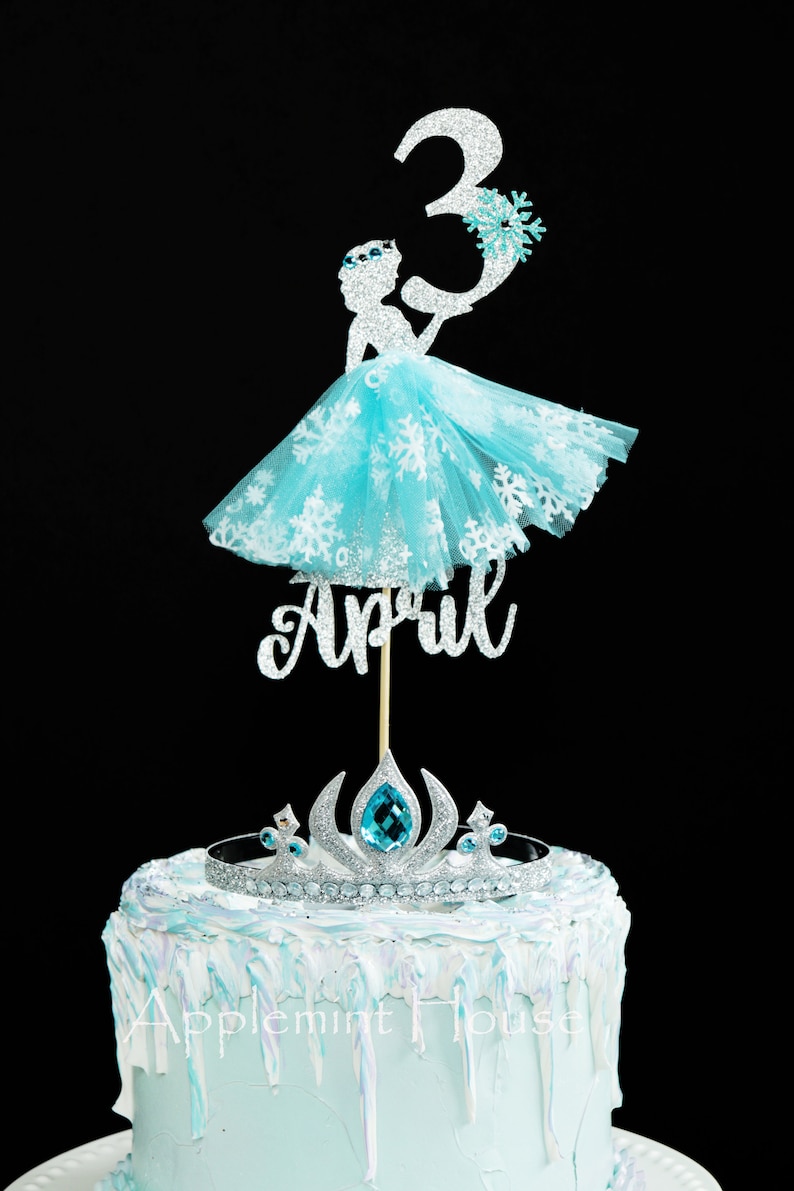 Elsa Cake Topper Elsa Birthday Cake Topper Disney Princess - Etsy Norway
