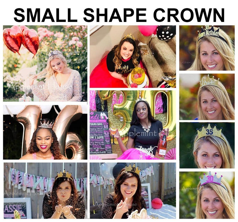 Birthday Crown Personalized Crown Personalized Birthday - Etsy