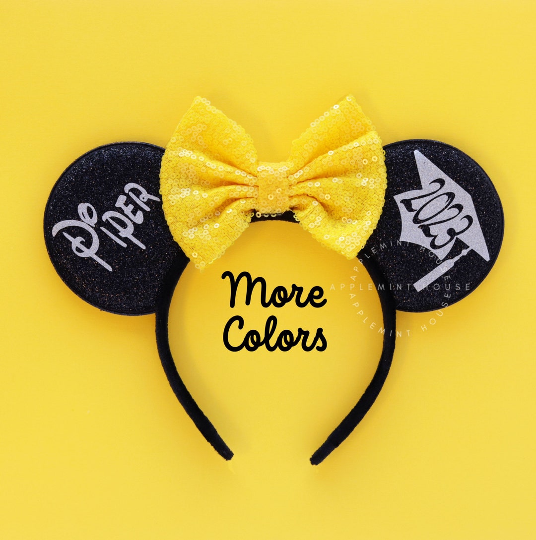 Graduation Ears, Graduation Mickey Ears, 2024 Graduation Hat Ears ...
