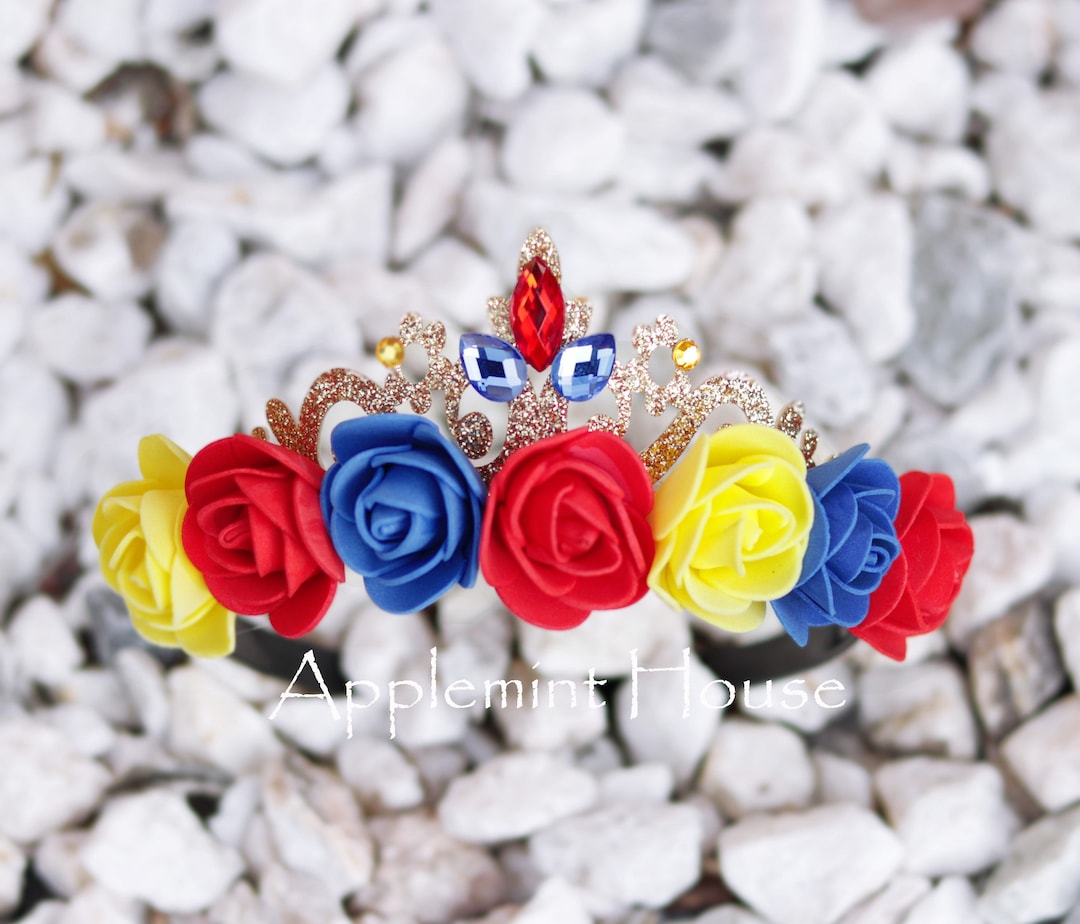 Snow Queen White Crown, Snow Queen Crown, Princess Gold Crown, Birthday ...