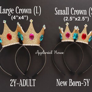 Peach Crown, Princess Crown, Birthday Crown, Princess Headband ...
