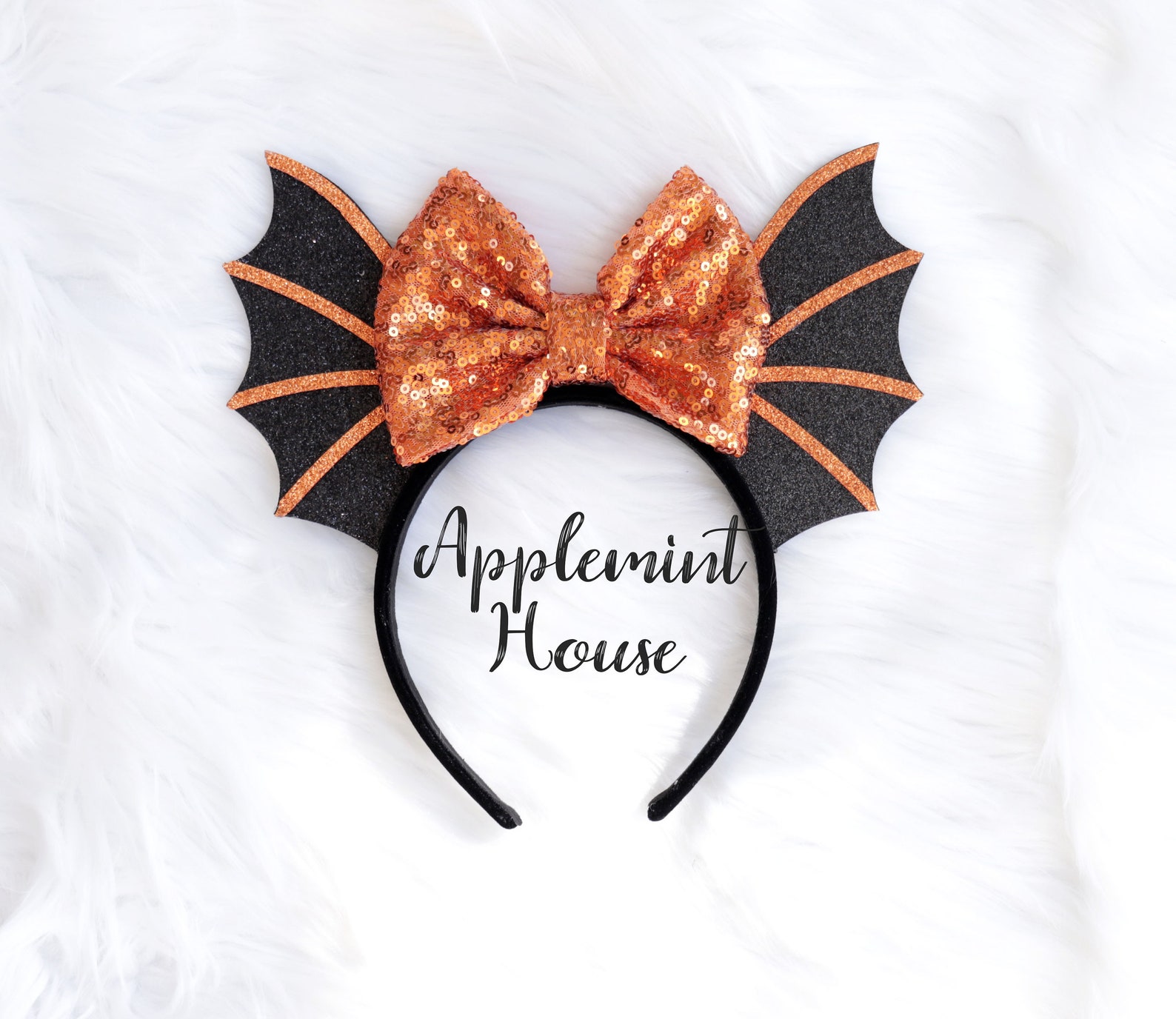 Halloween Headband, Wings Halloween Headband, Vampire Headband ...