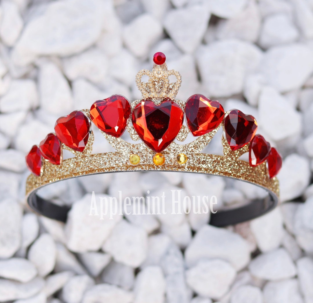 Queen of Hearts Crown, Evie Crown, Descendant Crown, Birthday Crown ...