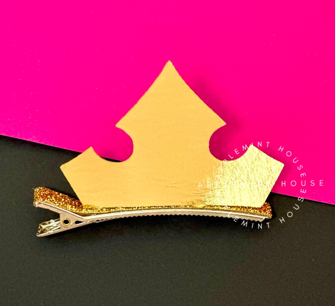 Aurora Crown Hair Clip Princess Hair Clip Aurora Tiara Hair Clips Gold Birthday Crown Crown