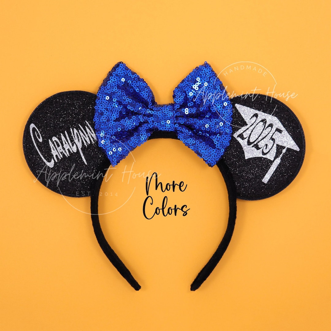 Custom Design Graduation Ears, 2025 Mickey Ears, Graduation Hat Ears ...