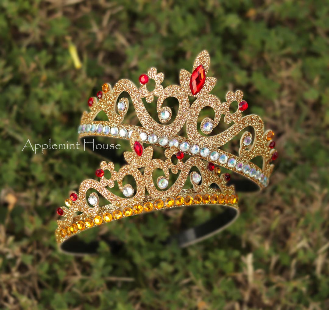 Belle Crown , Belle Headband, Bell Tiara, Birthday Crown, Princess ...