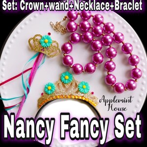 Fancy Nanci Crown, Fancy Nanci Crown Headband, Costume Crown and Wand ...