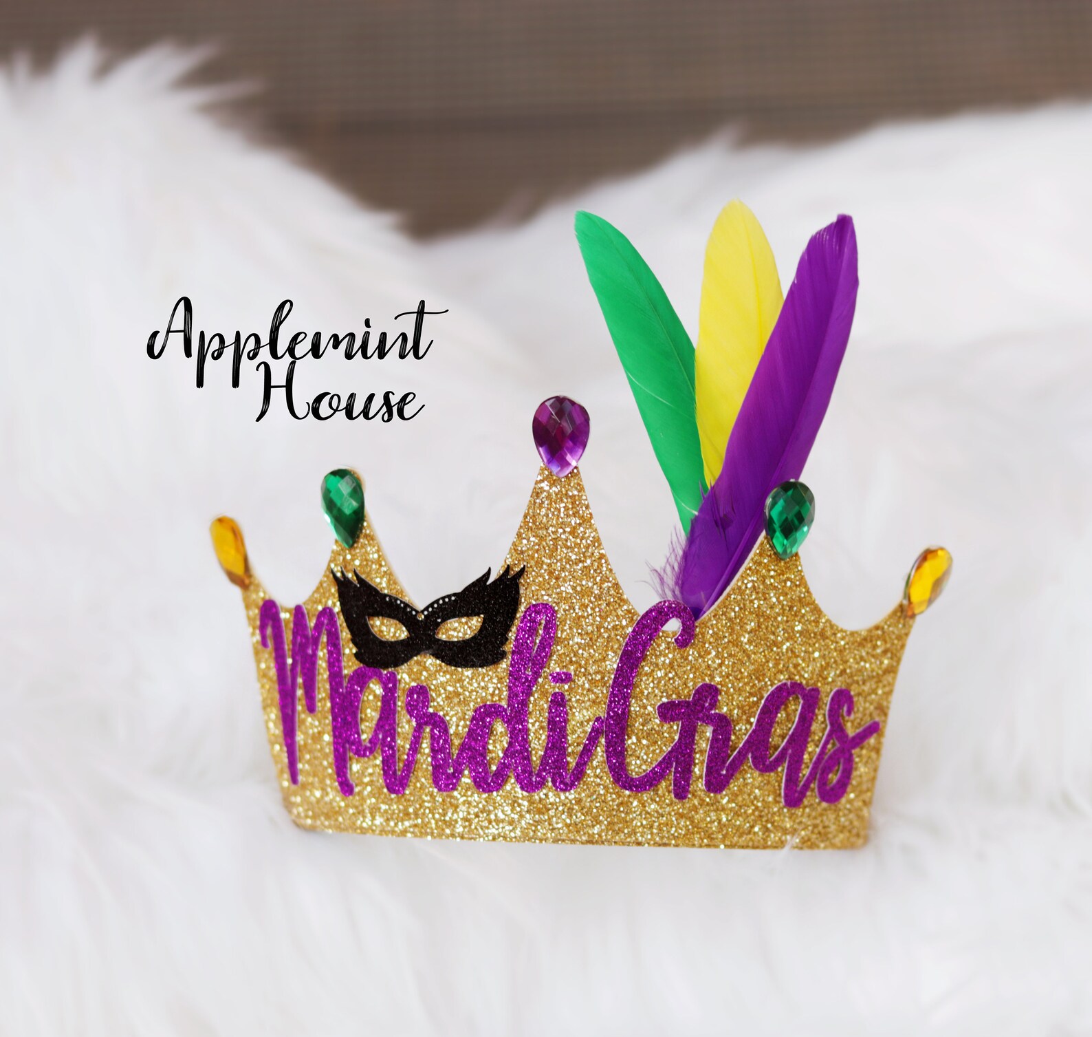Mardi gras Party tiara crown headband Mardi gras party favor | Etsy