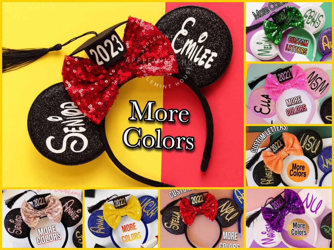 Graduation Ears Mickey Ears 2024 Graduation Mickey Ears - Etsy