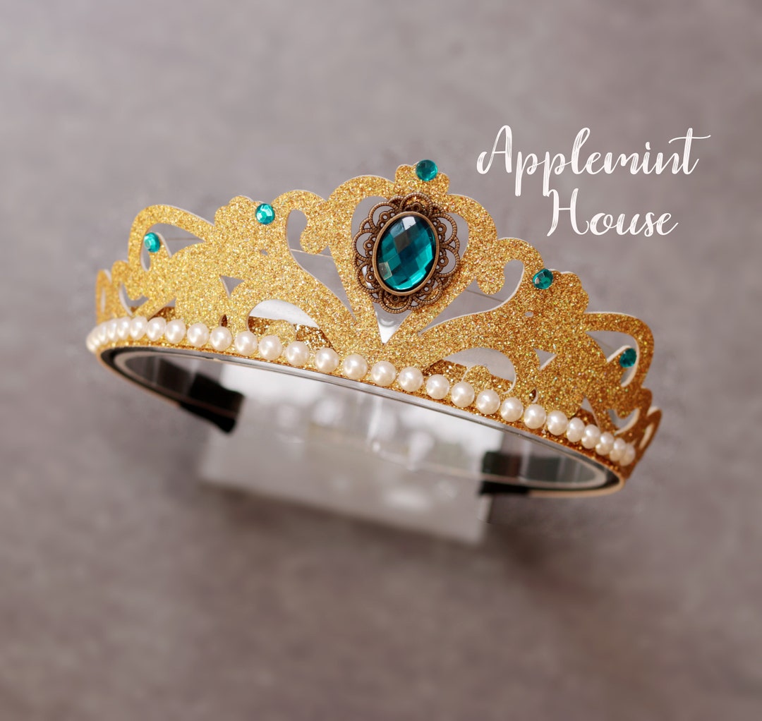 Princess Jasmin Crown Headband, Jasmin Crown, Jasmin Tiara, Costume ...
