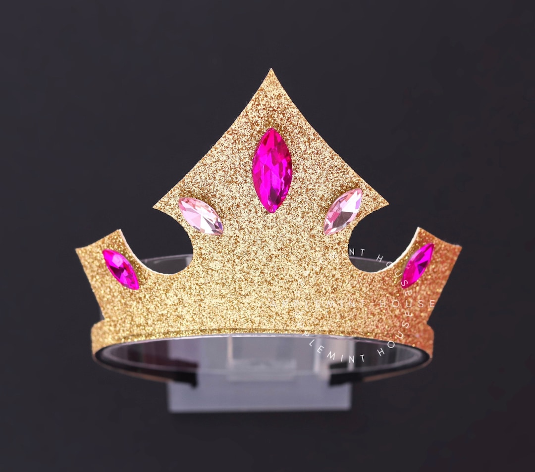 Aurora Crown, Princess Crown, Aurora Headband, Birthday Crown, Gold ...
