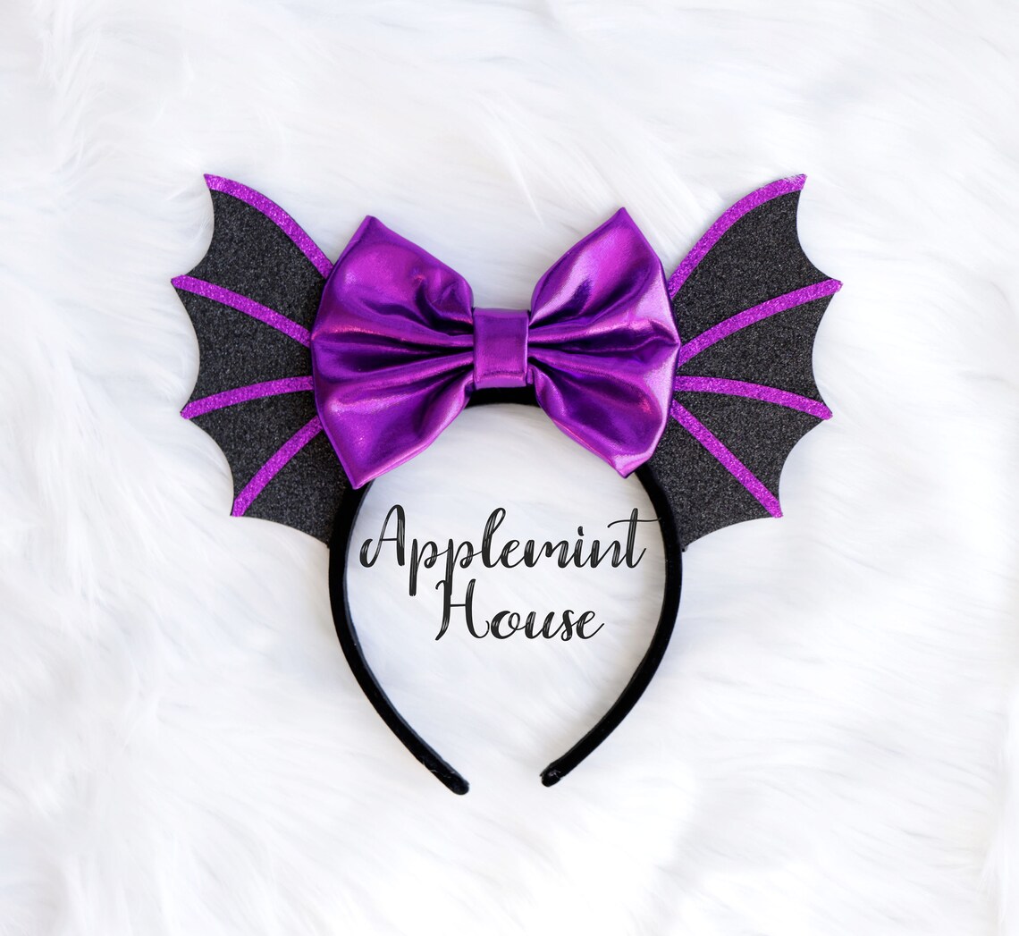 Halloween Headband, Wings Halloween Headband, Vampire Headband ...