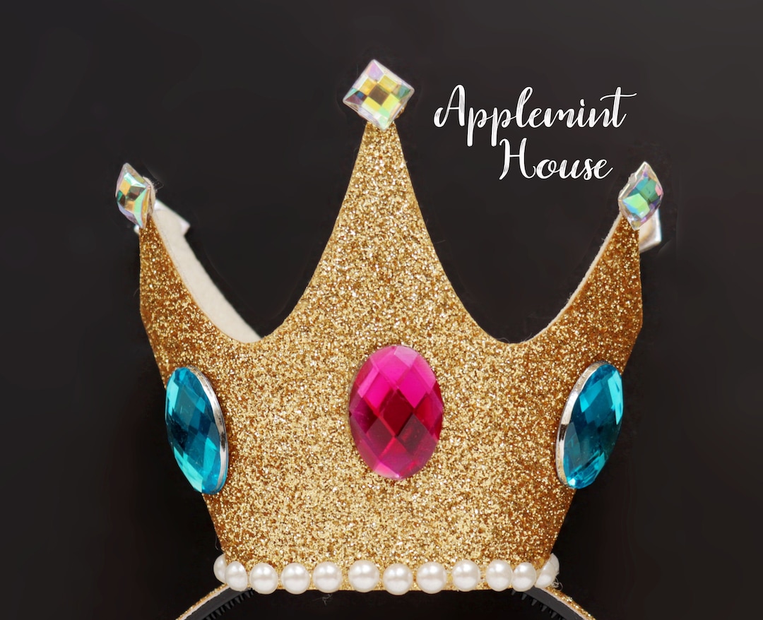Peach Crown, Princess Crown, Birthday Crown, Princess Headband ...