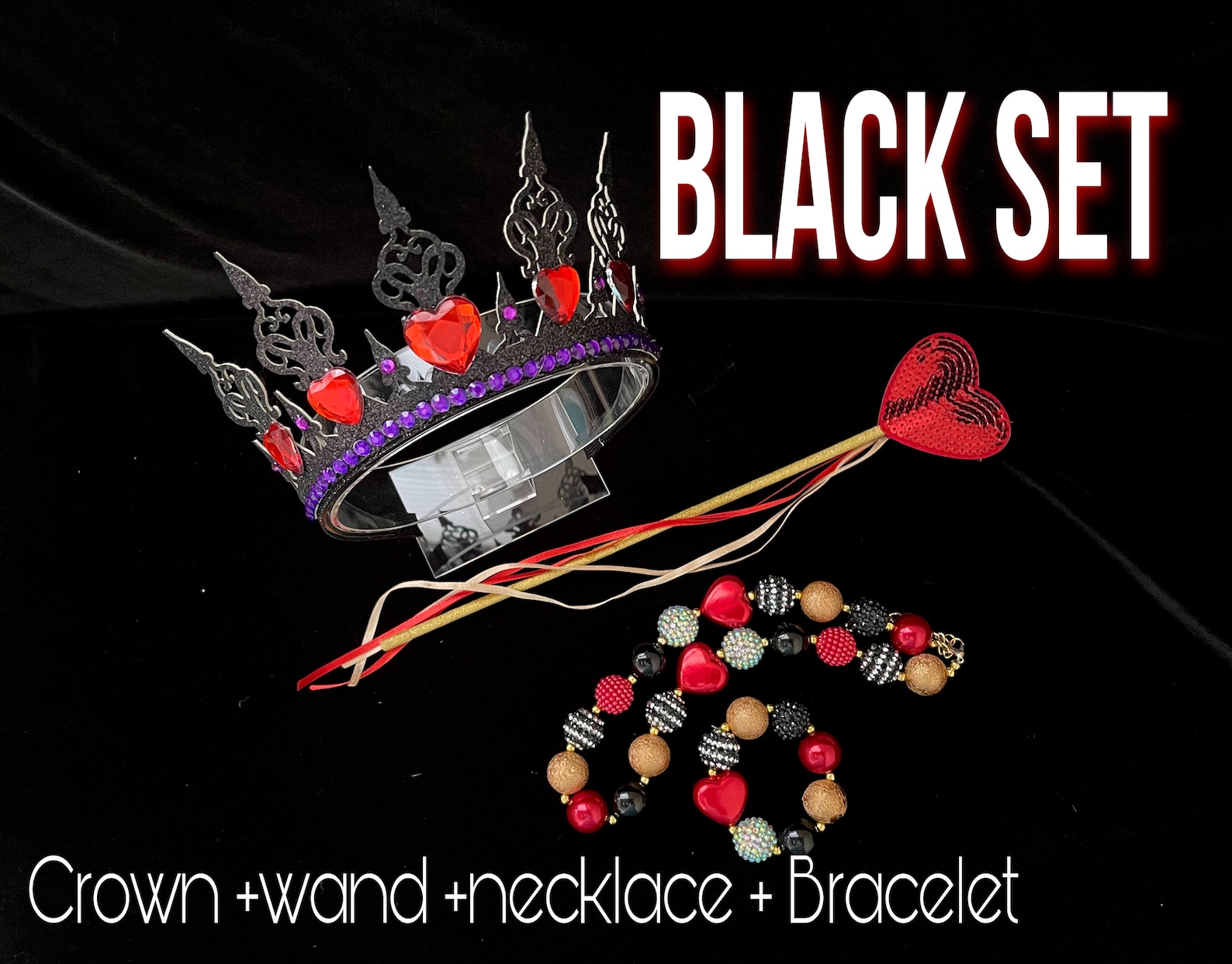 Queen of Hearts Crown Queen of Hearts Costume Crown Queen of - Etsy