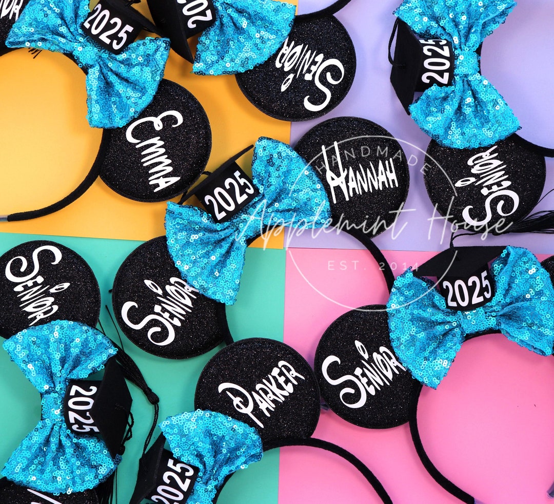 2025 Graduation Ears, Mickey Ears, Team Group Minnie Ear, Class of 2025 ...