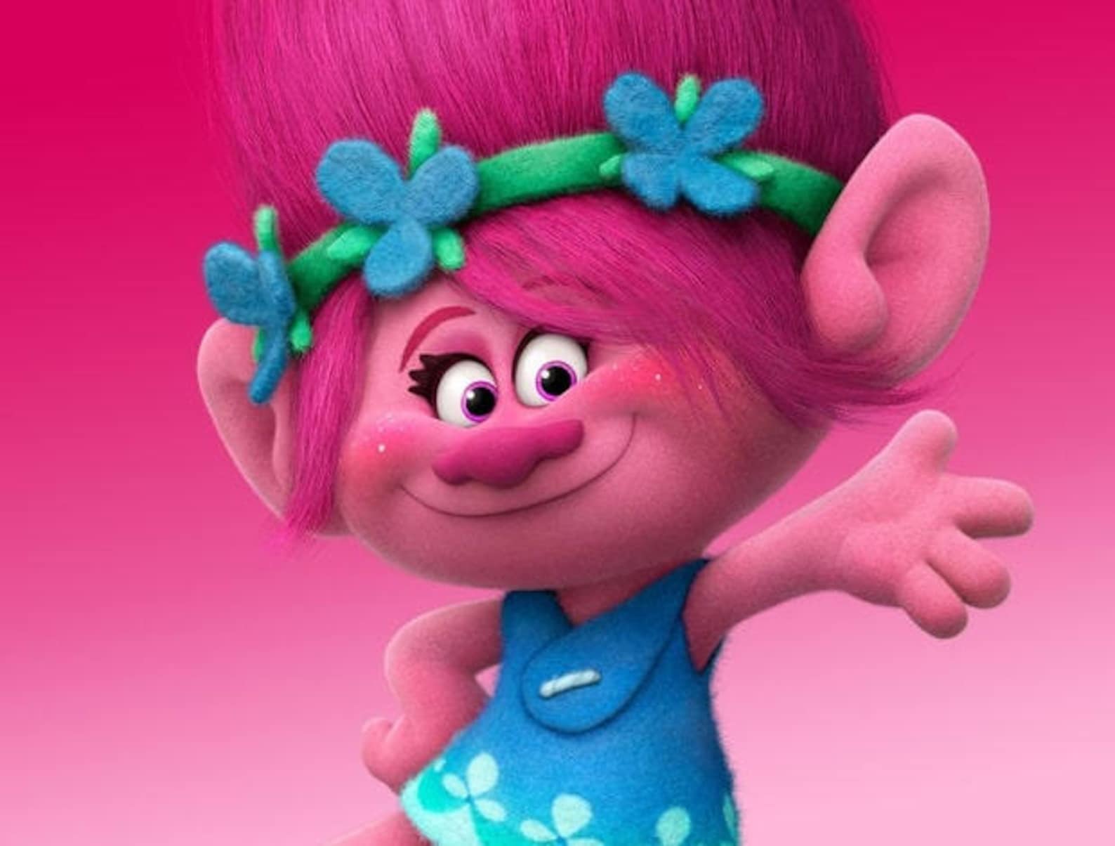 Troll Headband Poppy Headband Poppy Troll Poppy Flower - Etsy