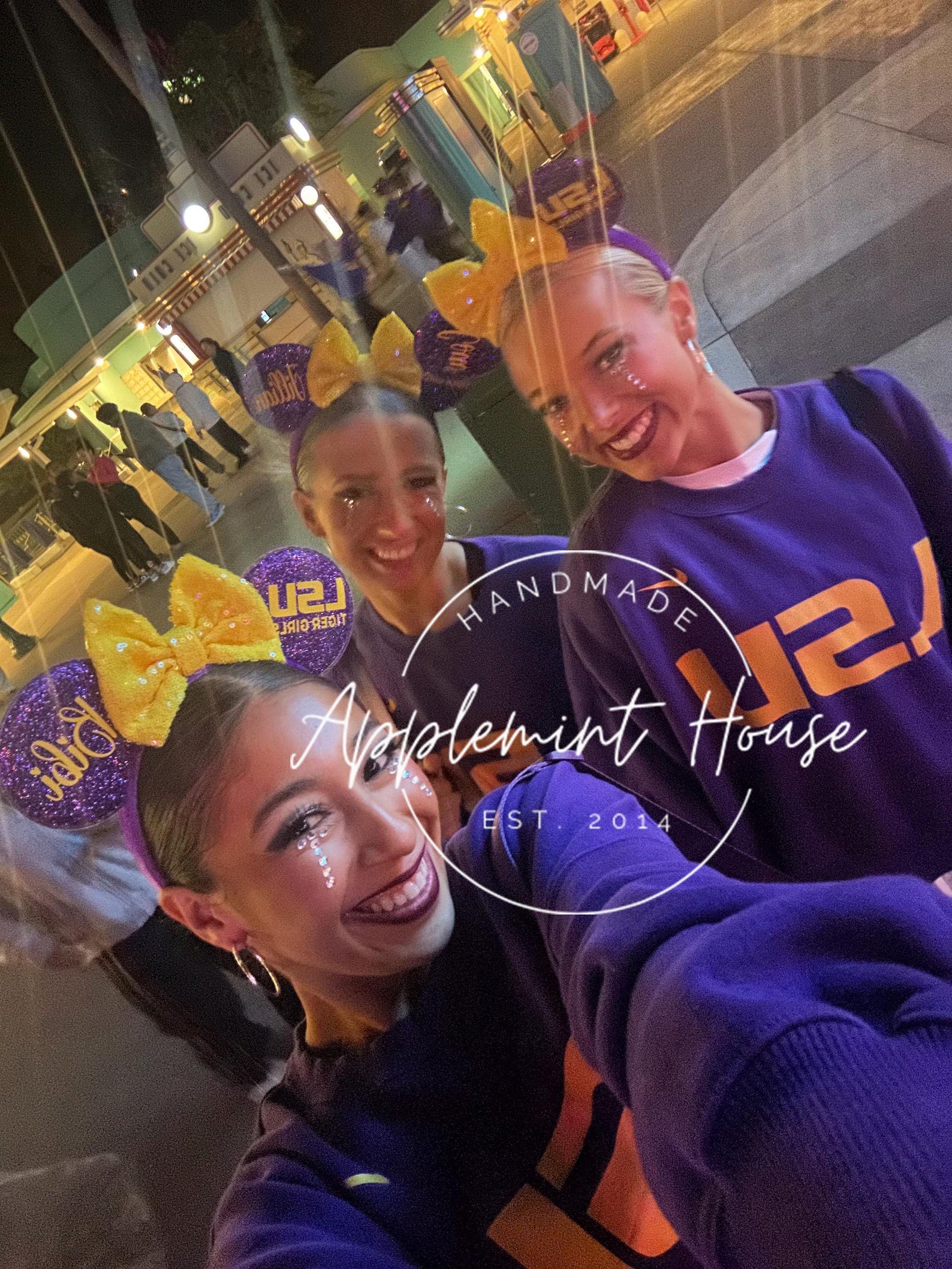 Cheerleading Custom Mouse Ears, Personalized Mickey Ears, Minnie Ears ...