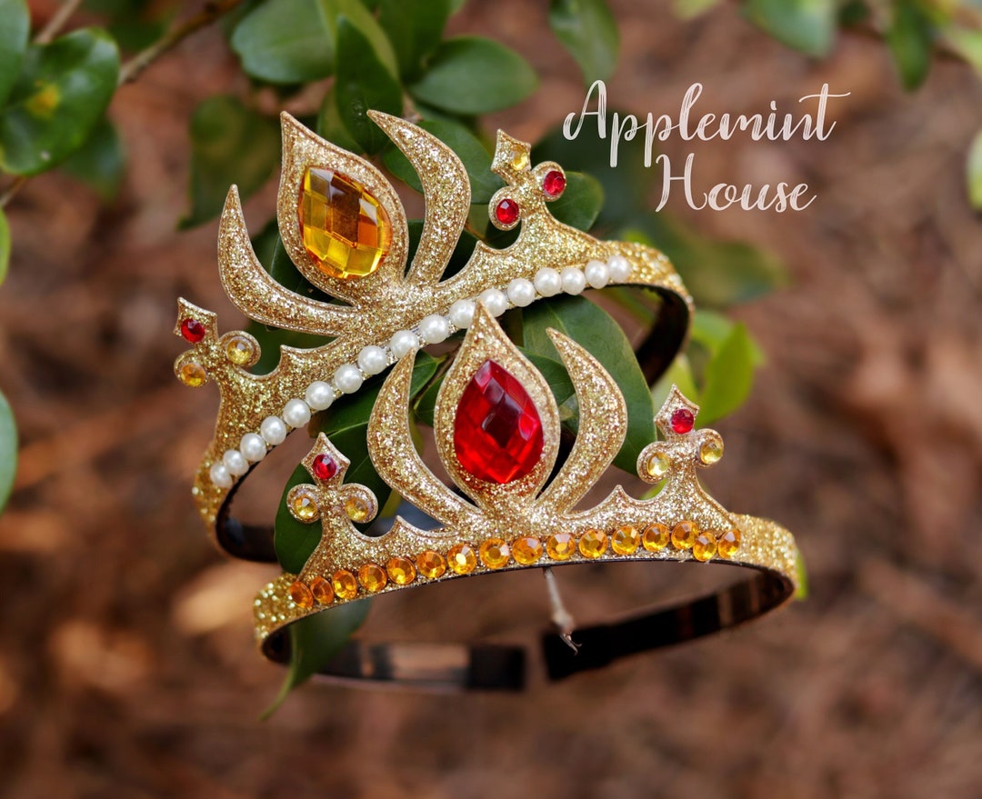 Belle Crown , Belle Headband, Bell Tiara, Birthday Crown, Princess ...