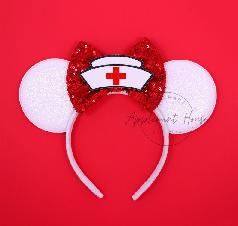 Nurse Graduation Ear, Mickey Ears, RN Graduation Mouse Ear, Nurse ...