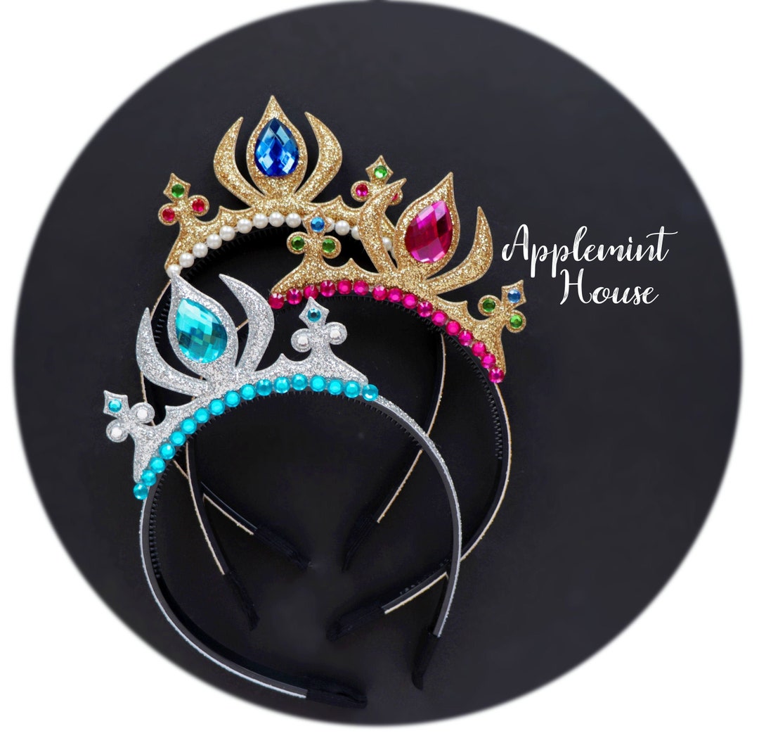 Ice Queen Crown, Princess Birthday Crown, Halloween Costume Headpiece ...