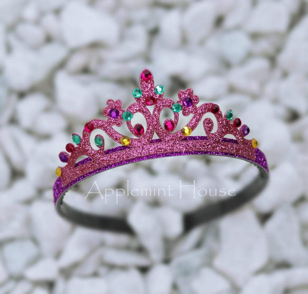 Birthday Crown Flower Crown Princess Crown Headband Flower - Etsy