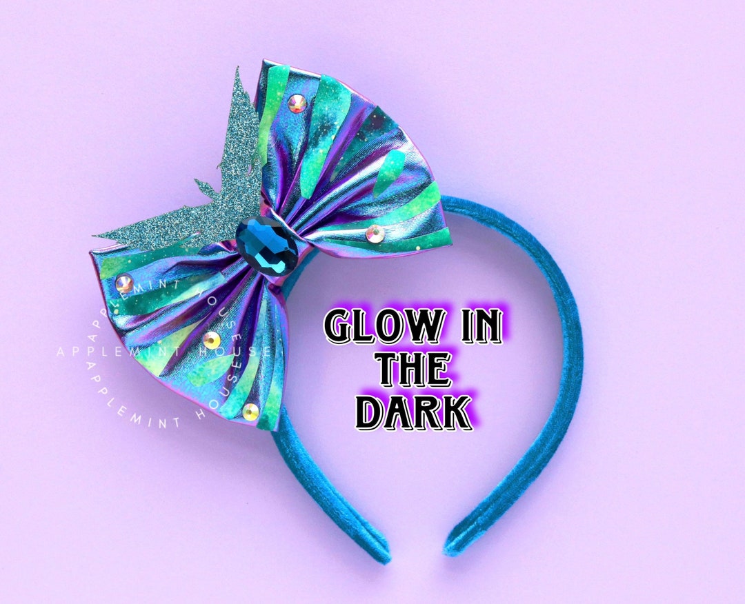 Avatar Glow in the Dark Hair Bow Headband Avatar Bow - Etsy