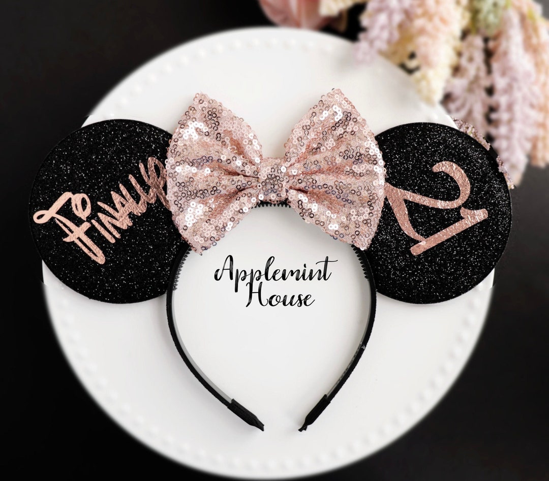 Birthday Ears, Birthday Mickey Ears, Finally 21 Birthday Ears, Minnie ...