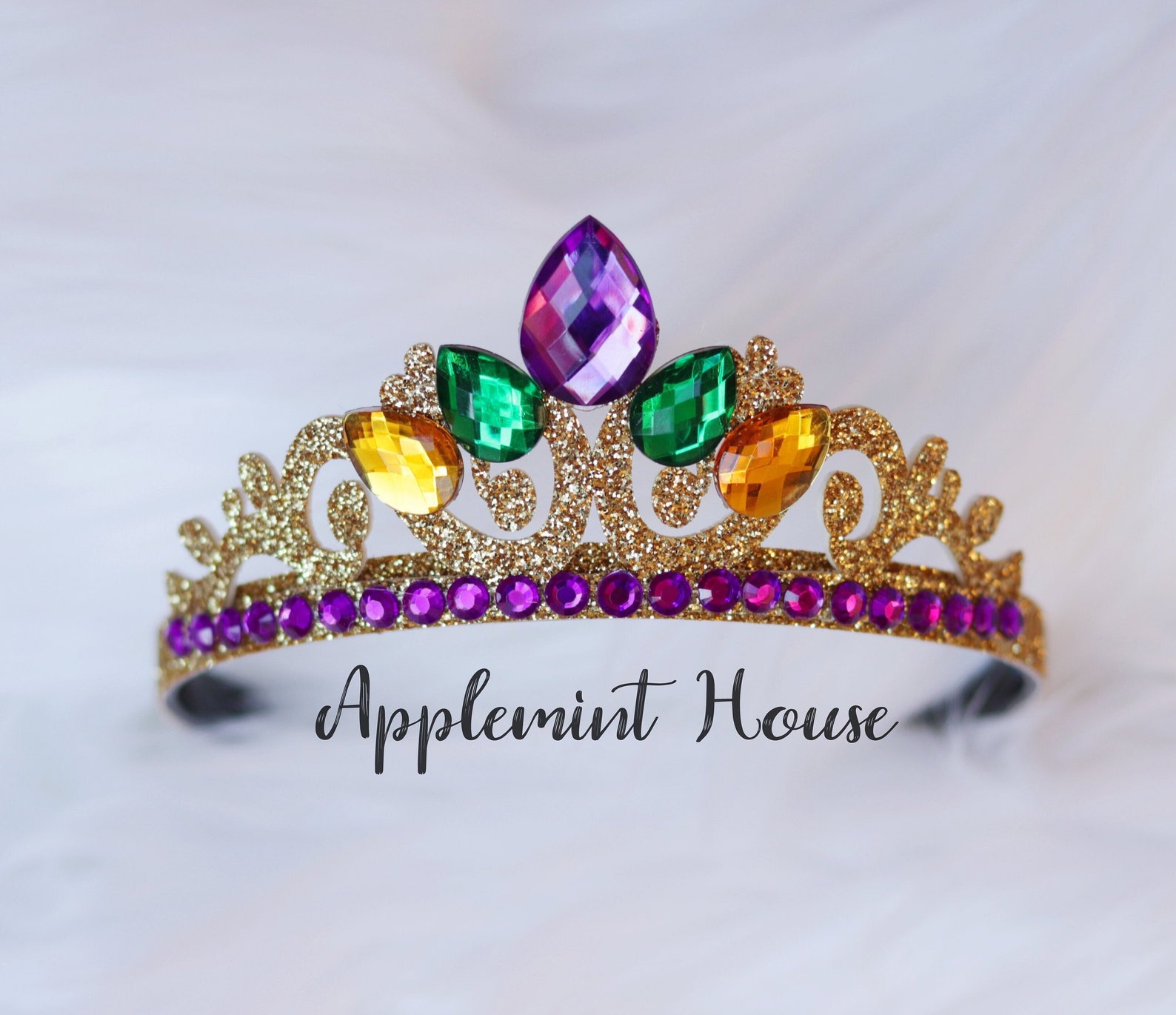 Mardi Gras Crown, Mardi Gras Party Favor Tiara Crown Headband, Birthday ...