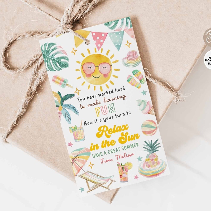 Cocktail Name Tag Template - Etsy
