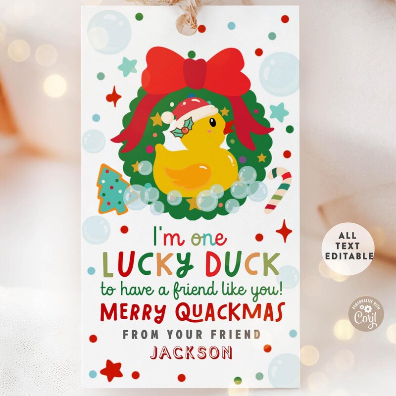 One Lucky Duck Christmas - Etsy