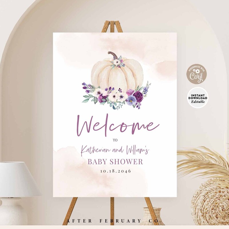 Pumpkin Baby Shower - Etsy